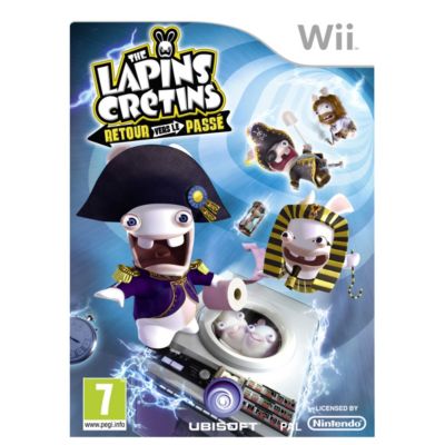 Jeu Wii UBISOFT Lapins Crétins Retour vers le Passé | Boulanger
