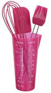 Set d'ustensiles de cuisine LILY COOK a patisserie x4 m18 | Boulanger