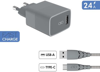 Chargeur secteur FORCE POWER FPCSCBLAC1.2MRG | Boulanger
