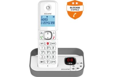 Téléphone sans fil ALCATEL F860 Voice Grey | Boulanger