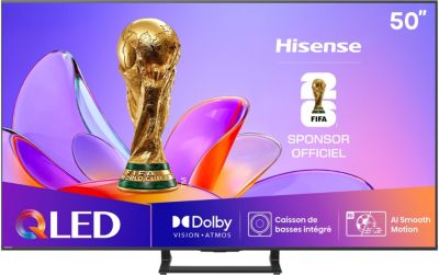 TV QLED HISENSE 50A7Q 2025-50 pouces (126cm) | Boulanger